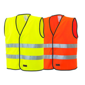 Refleksvest med trykk til barn og voksne. Leveres lynraskt